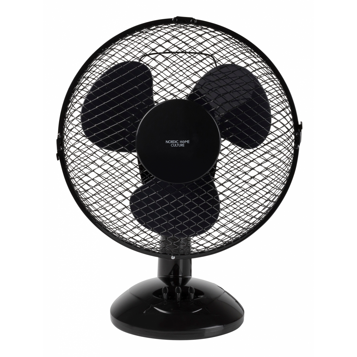 Nordic Home Ft-535 Table Fan, 230mm, 2 Speed, Black - Ventilator
