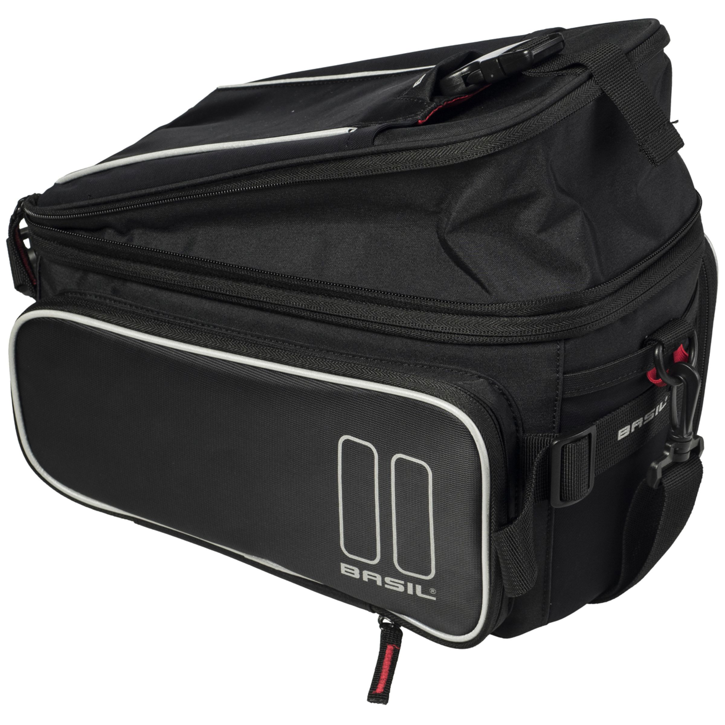 Basil Bicycle Bag Sport Design Trunk Bag 7/12L Black - Cykeltaske